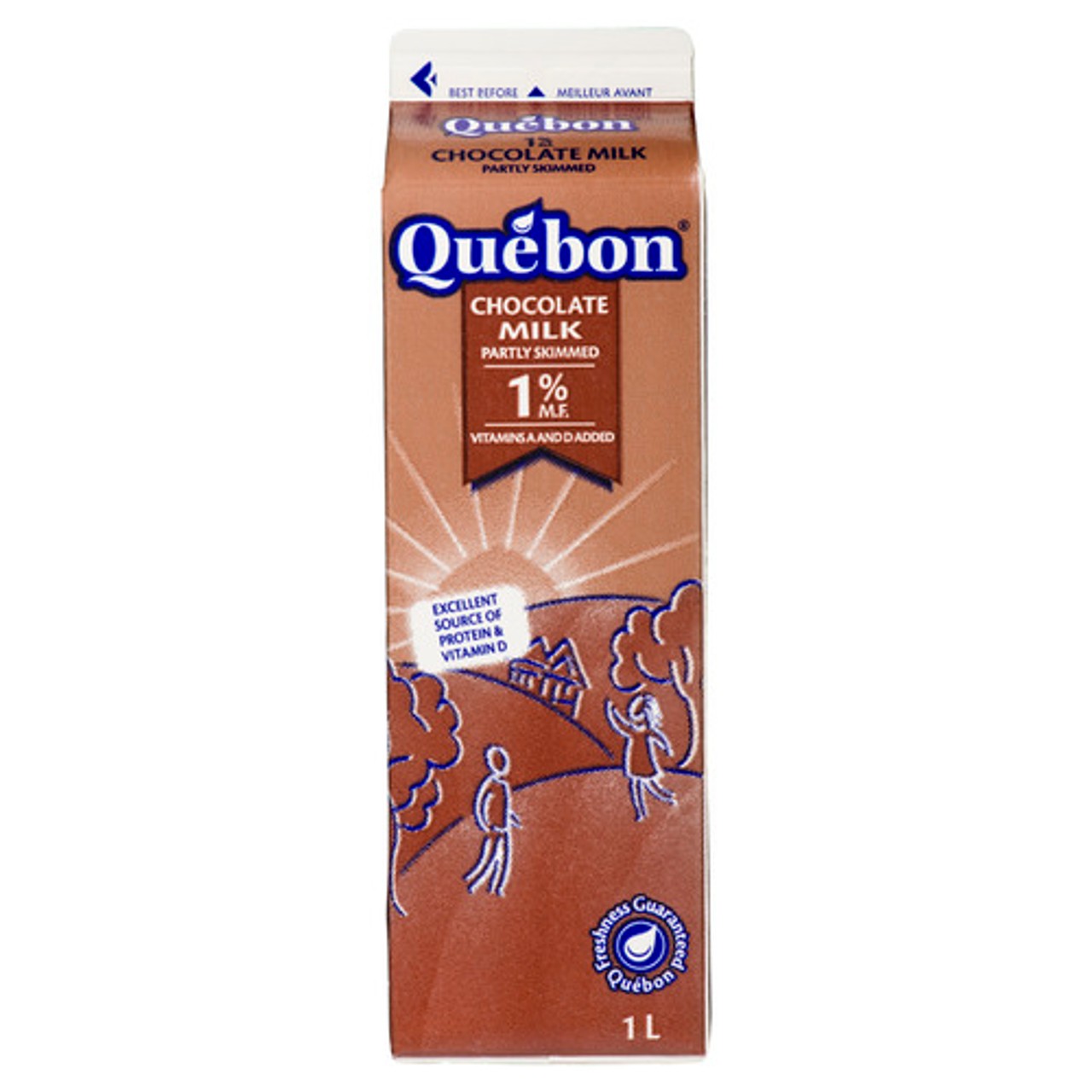 Quebon 1% Chocolate Milk 1 L - Voilà Online Groceries & Offers