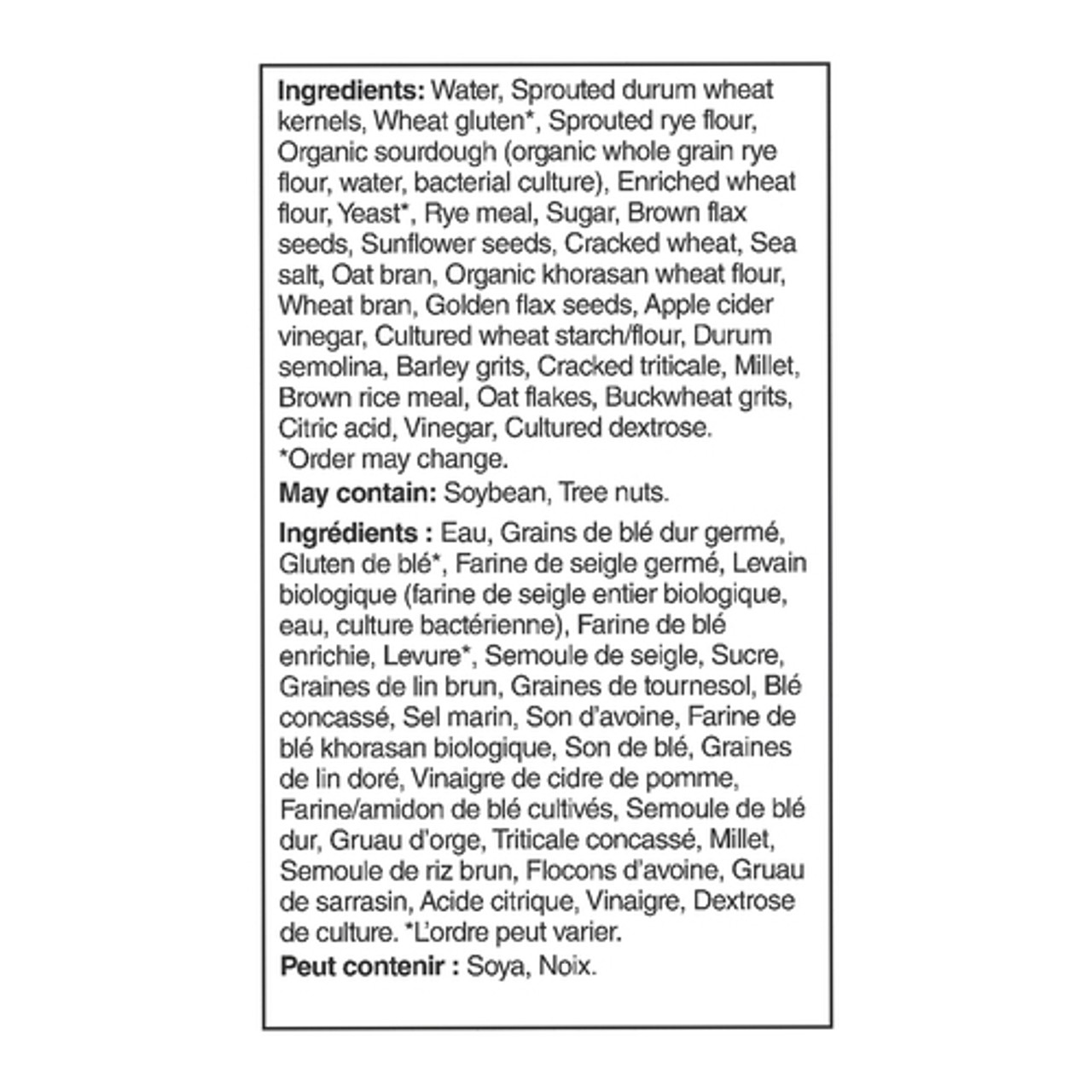 Stonemill Bakehouse Honest Wellness Sprouted Rye & 12 Grains Bread 454 ...