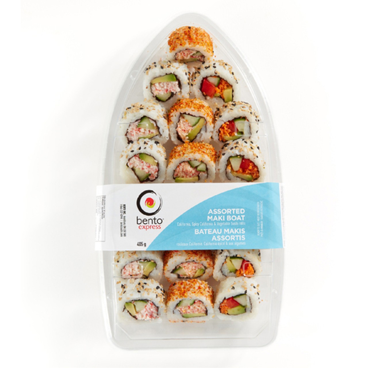 Bento Express Sushi Maki Boat Assorted 405 g - Voilà Online Groceries ...