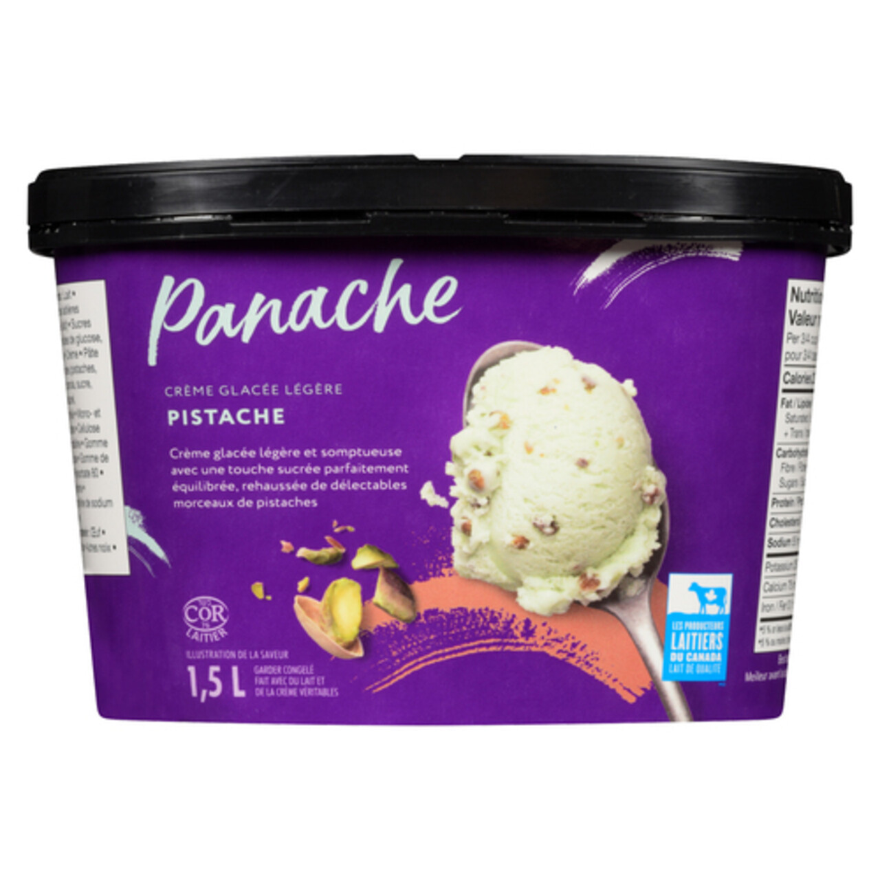 Panache Ice Cream Pistachio Light 1.5 L - Voilà Online Groceries & Offers