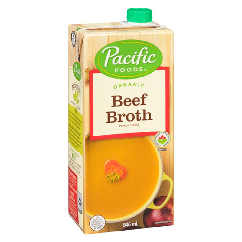 Pacific Foods - Aseptic Broth Organic Broth Beef 946 ml - Voilà Online ...