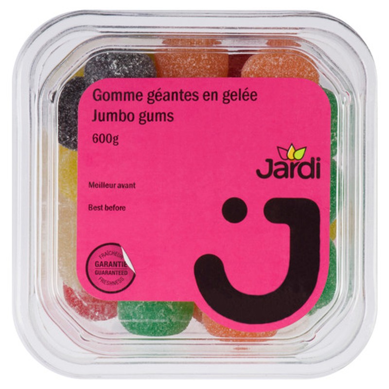 Les Aliments Jardi Large Gums 600 g - Voilà Online Groceries & Offers