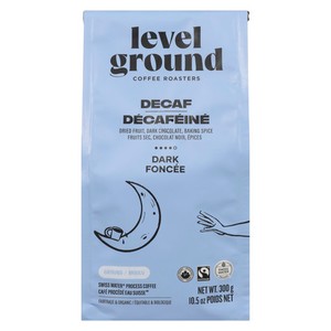 Level Ground Trading Ground Coffee Swiss Water Process Decaf Dark 300 g ...