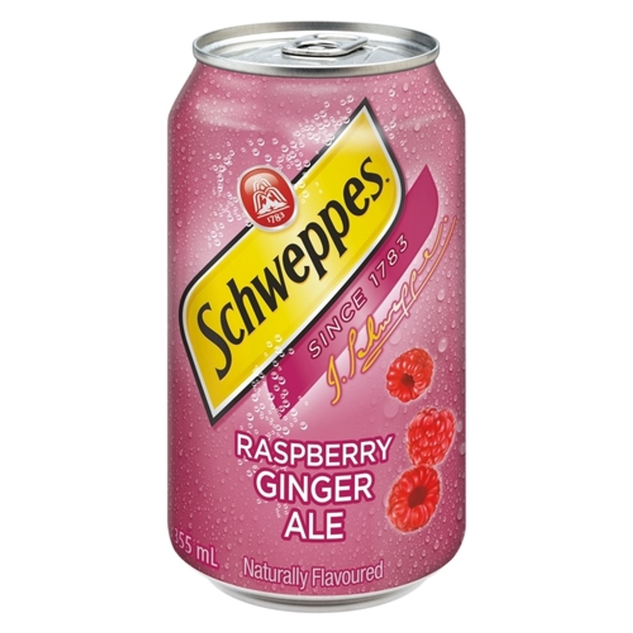 Schweppes Soft Drink Ginger Ale Raspberry 12 x 355 ml - Voilà Online ...