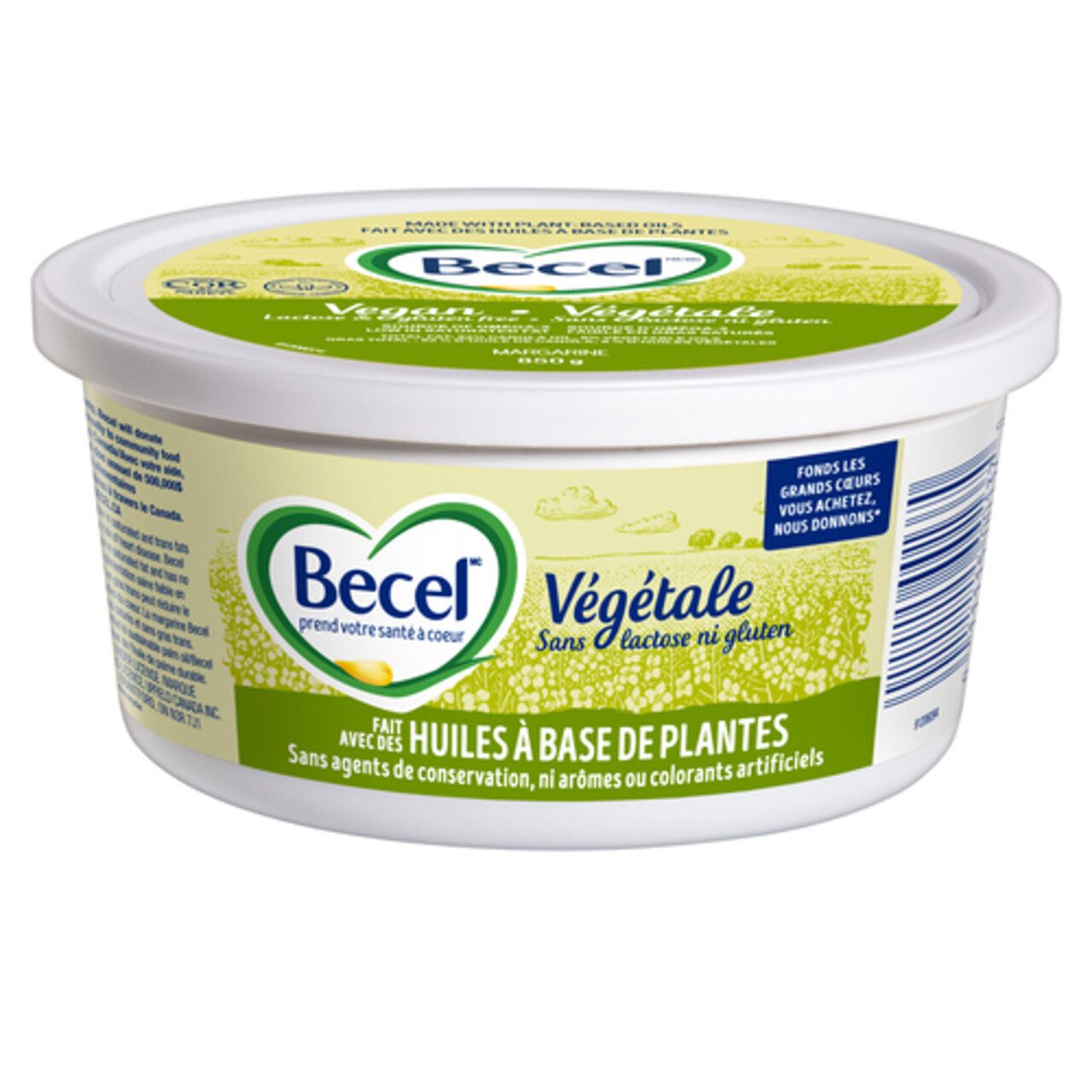 Becel Vegan Margarine 850 g - Voilà Online Groceries & Offers