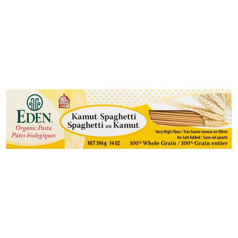 Eden Foods Organic Pasta Kamut Spaghetti 396 g - Voilà Online Groceries ...