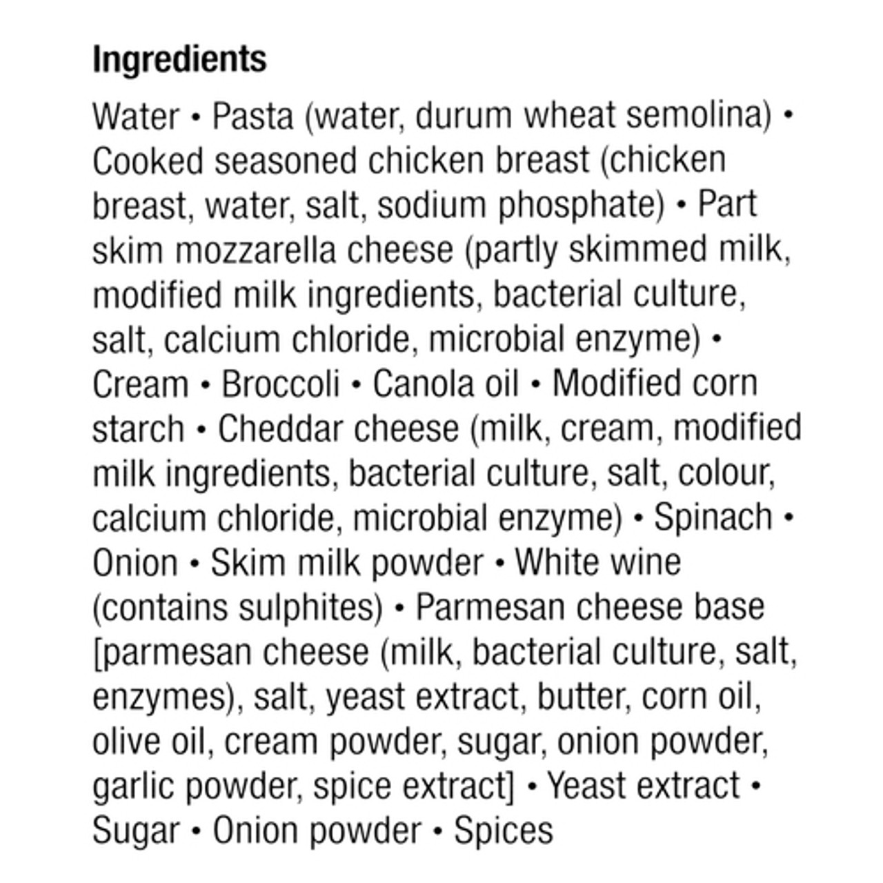 Compliments Frozen Chicken Lasagna 1 kg - Voilà Online Groceries & Offers
