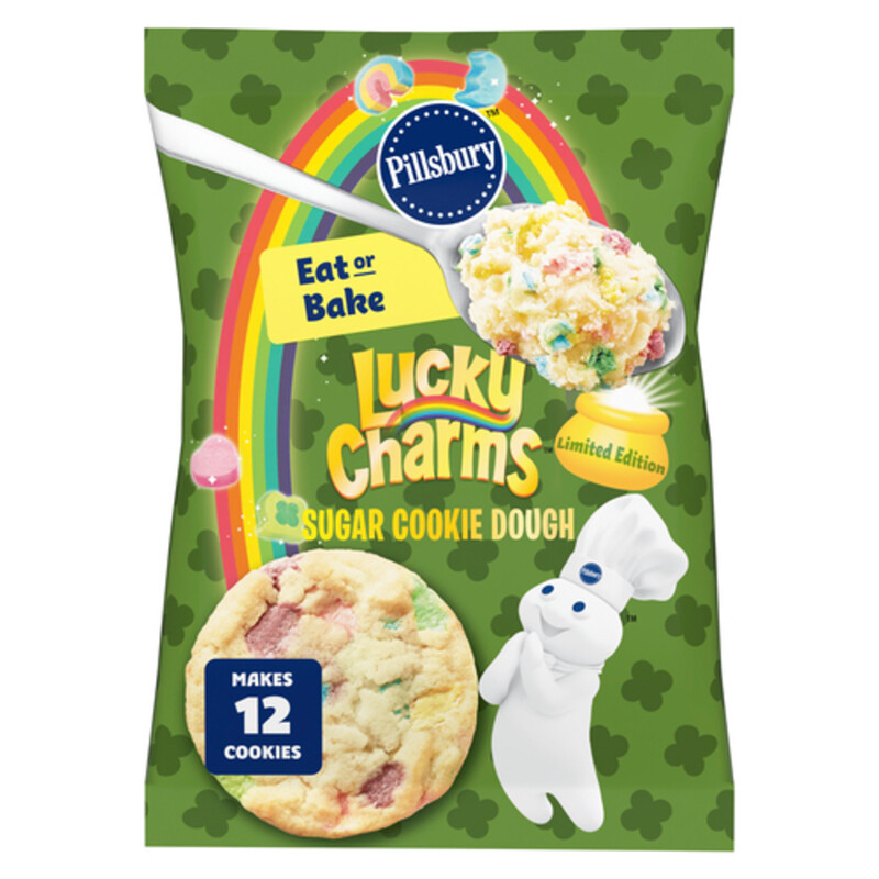 Pillsbury Lucky Charms Holiday Premium Edition Cookie Dough 396 g ...