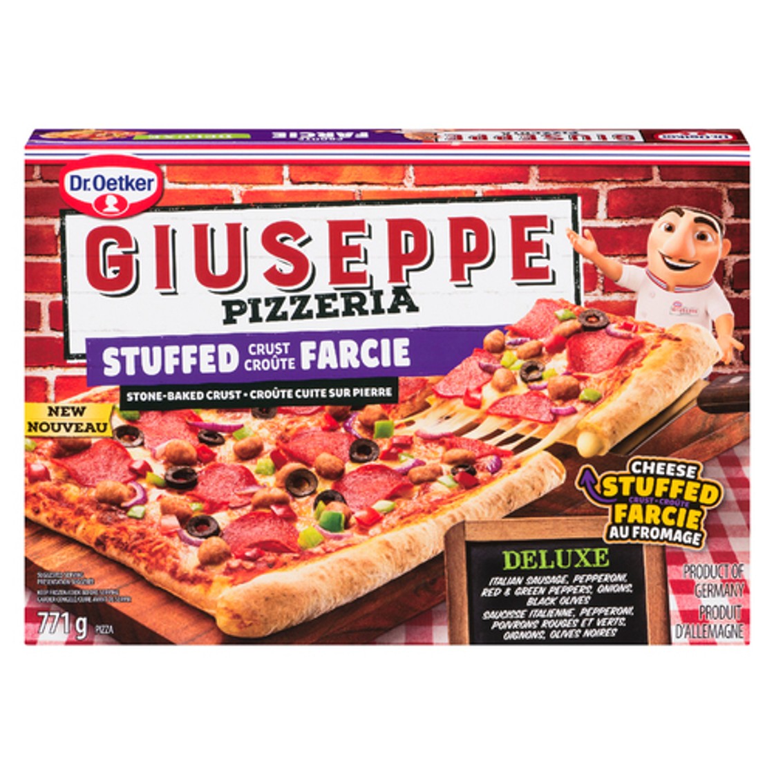 Dr. Oetker Giuseppe Frozen Stuffed Crust Pizza Deluxe 771 g - Voilà ...