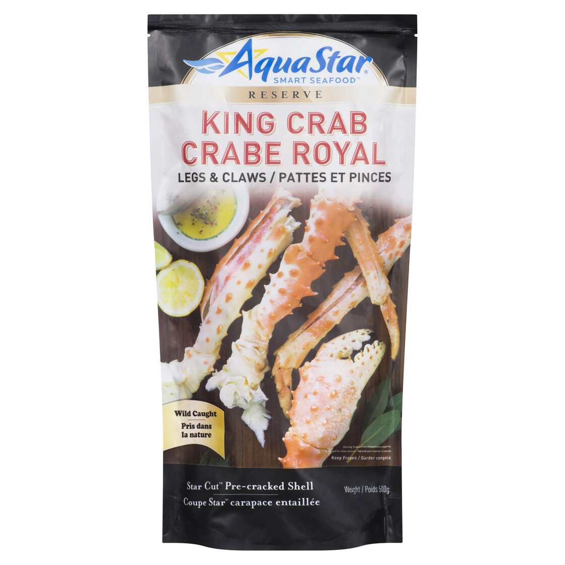 AquaStar Frozen Claws & Legs King Crab 500 g - Voilà Online Groceries ...