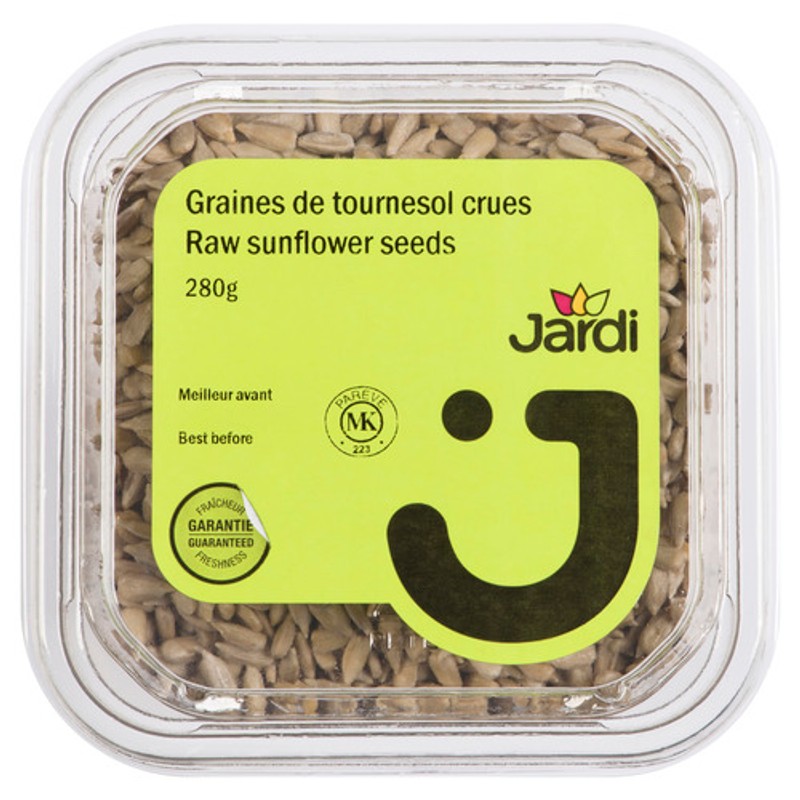 Les Aliments Jardi Raw Sunflower Seeds 280 g - Voilà Online Groceries ...