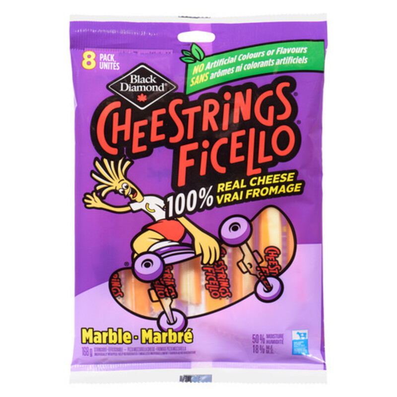 Cheestrings Ficello Marble Cheese 8 units 168 g - Voilà Online ...
