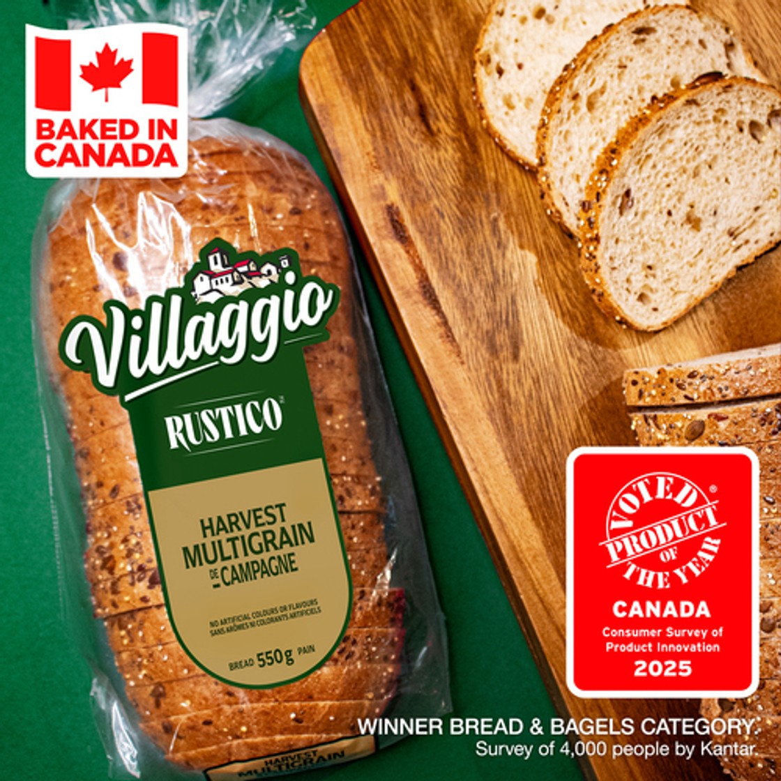 Villaggio Rustico Bread Harvest Multigrain 550 g - Voilà Online Groceries & Offers