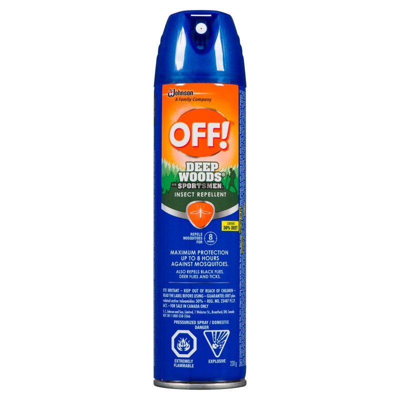 OFF! Deep Woods Sportsmen Insect Repellent Spray 230 g - Voilà Online ...