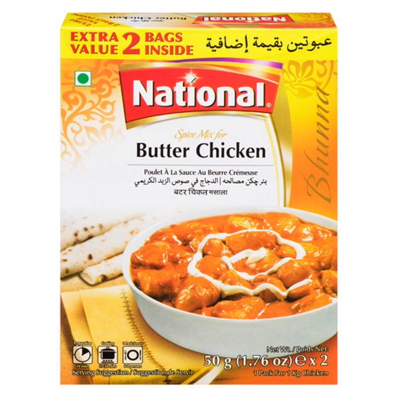 National Spice Mix For Butter Chicken 100 g - Voilà Online Groceries ...