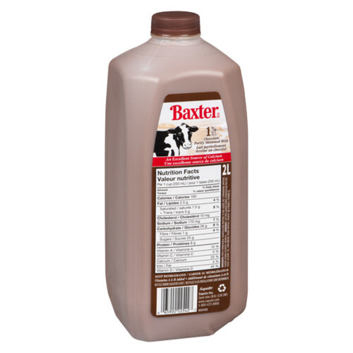 Baxter Chocolate Milk 1% 2 L - Voilà Online Groceries & Offers