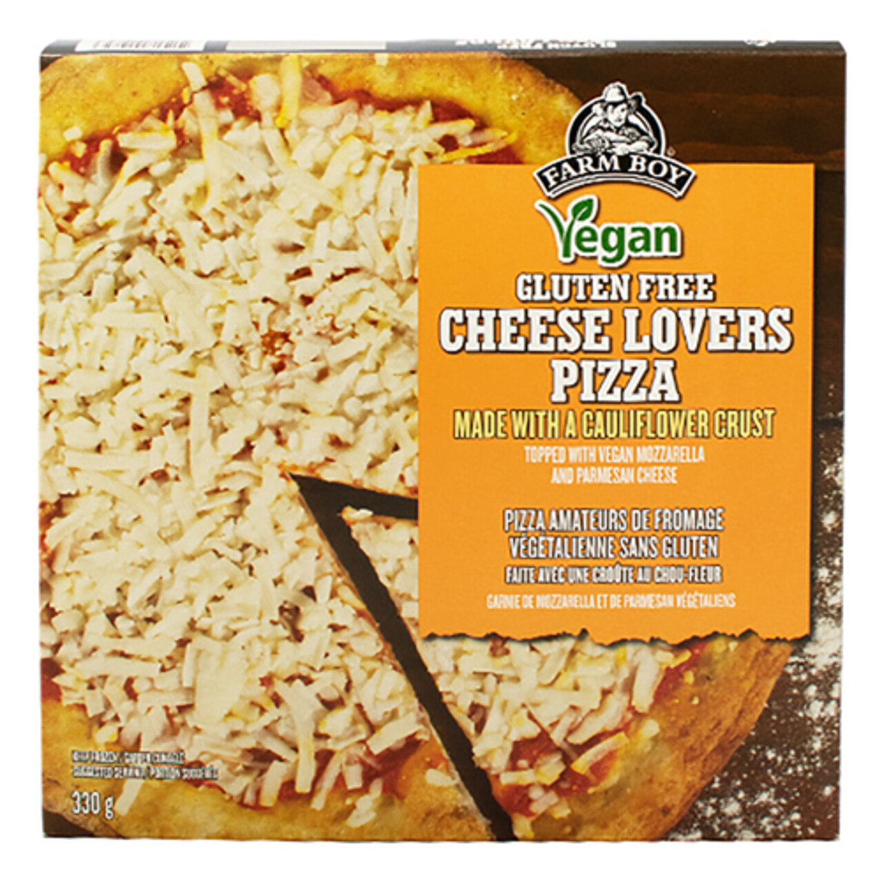 Farm Boy Vegan Gluten-Free Frozen Pizza Cheese Lovers Cauliflower Crust ...