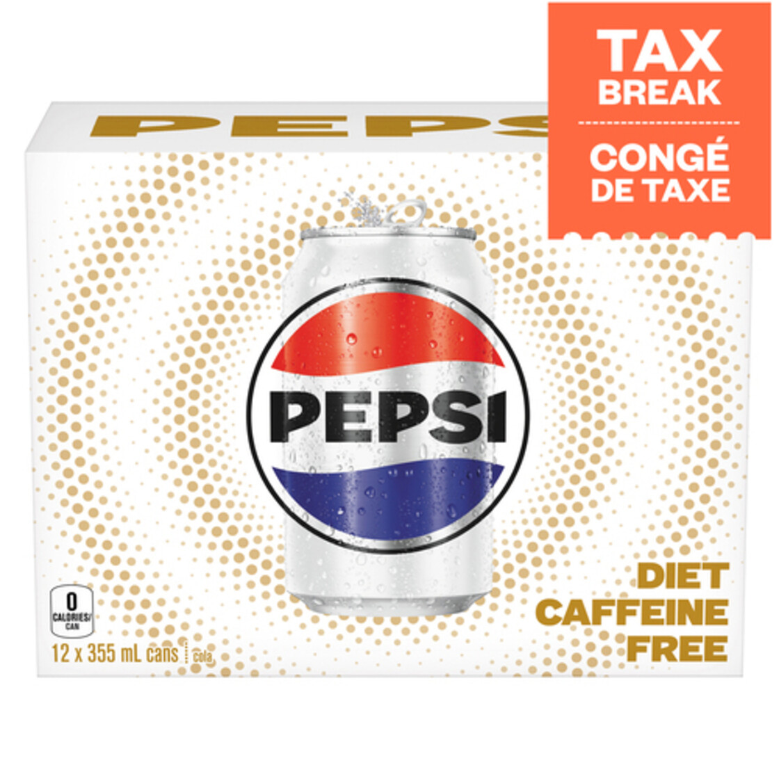 Pepsi Caffeine-Free Diet Soft Drink 12 x 355 ml (cans) - Voilà Online ...