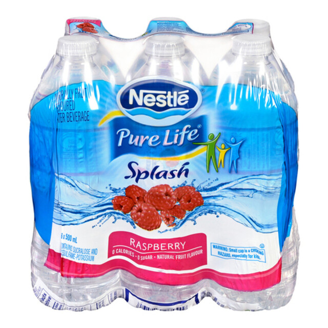Nestlé Pure Life Splash Water Raspberry 6 x 500 ml (bottles) - Voilà ...