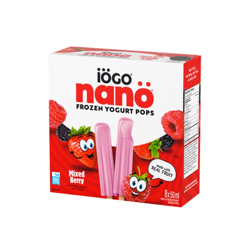 IOGO Nano Frozen Yogurt Pops Mixed Berry Real Fruit 400 ml - Voilà ...