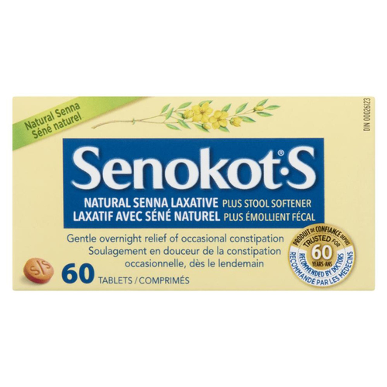 Senokot S Stool Softener Laxative Tablets 60 Count - Voilà Online ...