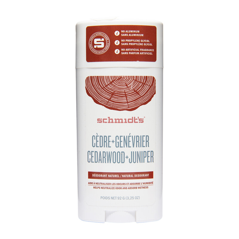 Schmidt's Deodorant Cedarwood & Juniper Deodorant 92 g - Voilà Online ...