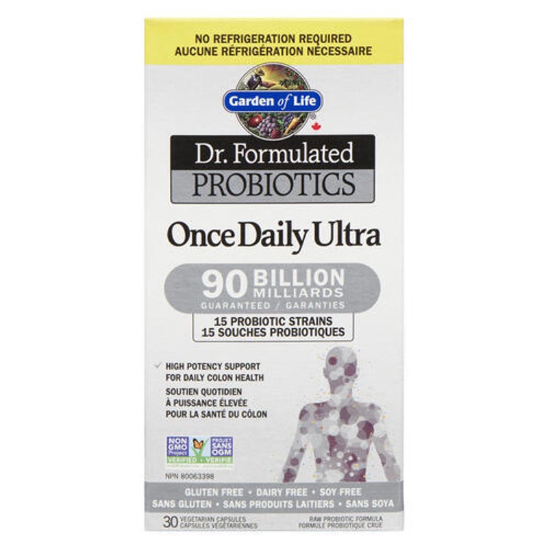 Garden Of Life Dr. Formulated Probiotics Once Daily Ultra Vegetarian ...