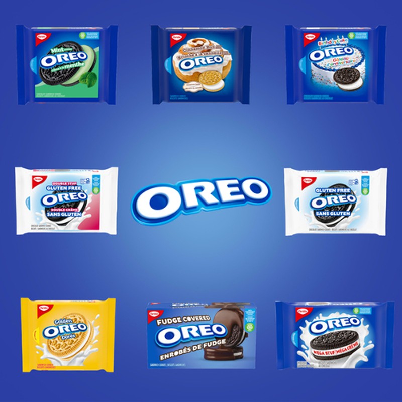 Oreo Bun Sandwich Cookies Cinnamon Packable Snackable Dunkable 261 g ...