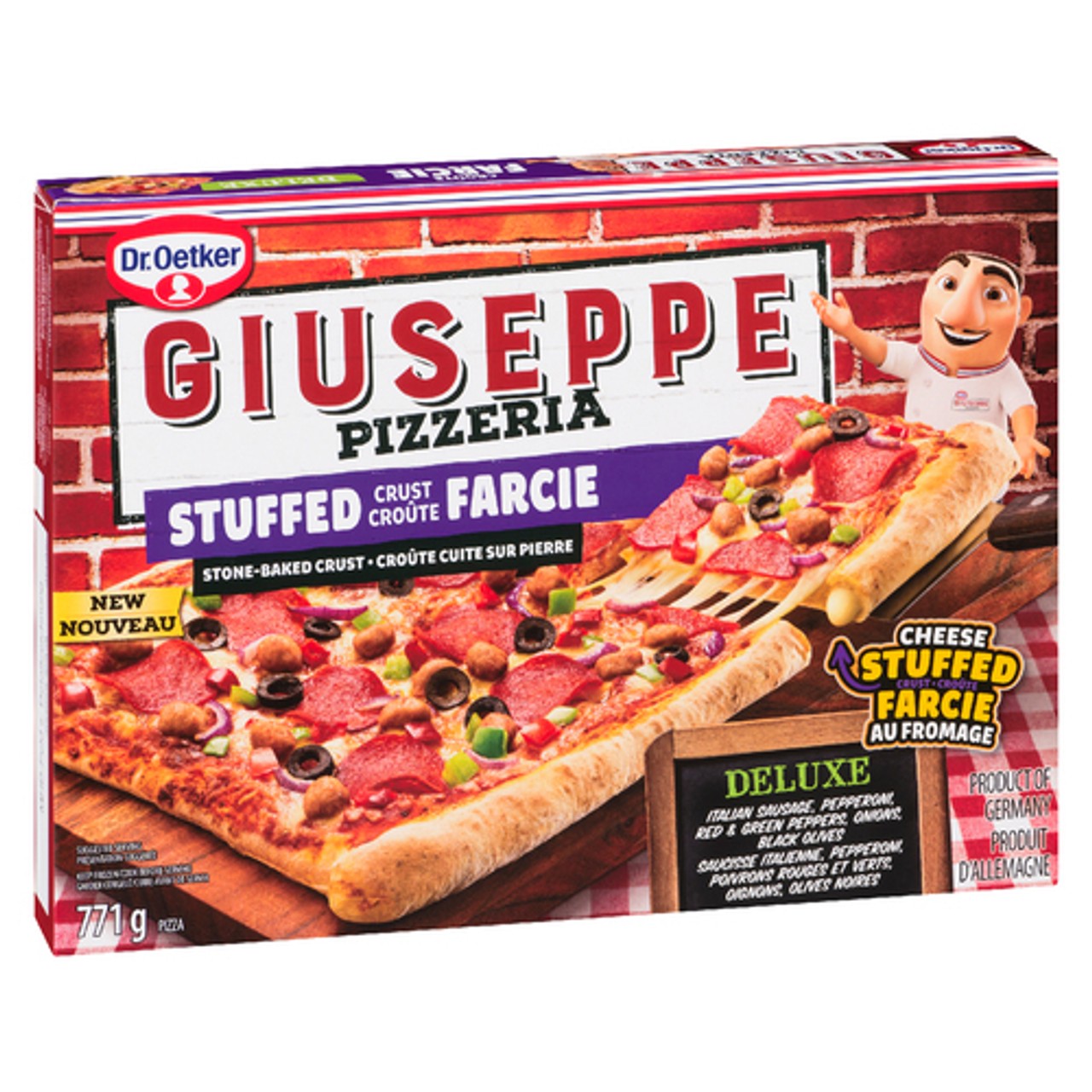 Dr. Oetker Giuseppe Frozen Stuffed Crust Pizza Deluxe 771 g - Voilà ...