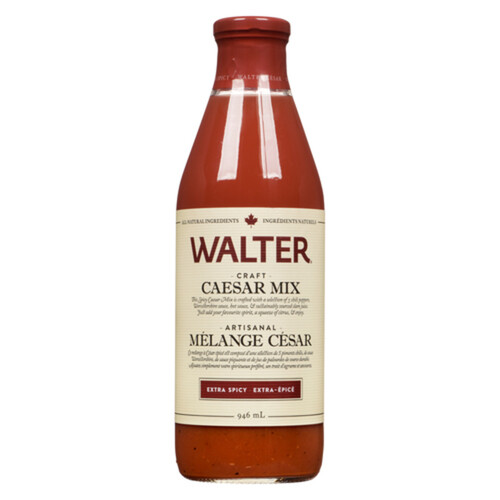Walter Non-Alcoholic Gluten-Free Caesar Mix Extra Spicy 946 ml (bottle) - Voilà Online Groceries ...
