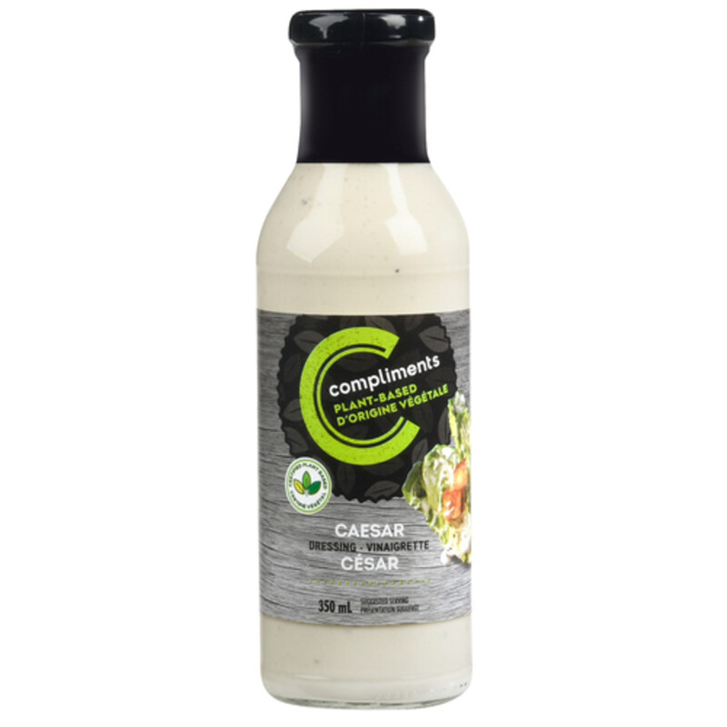 Compliments Plant Based Salad Dressing Caesar Kreamy 350 ml - Voilà ...