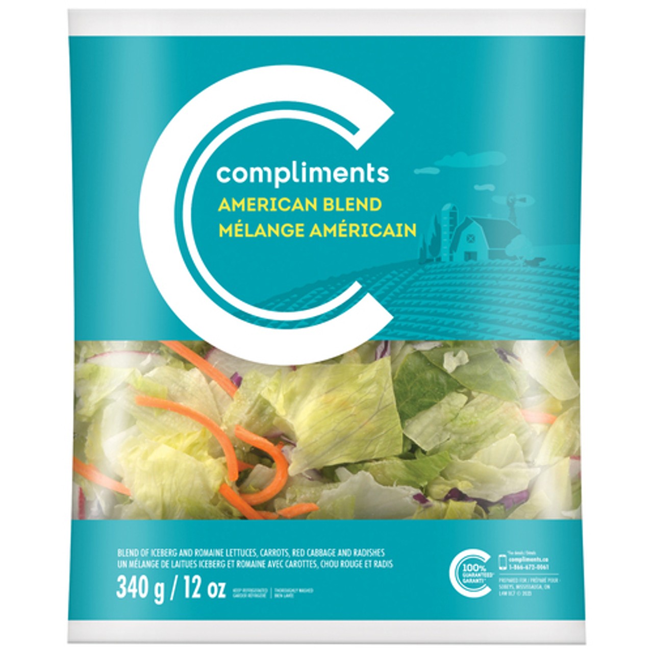 Compliments American Blend Salad Kit 340 g - Voilà Online Groceries ...