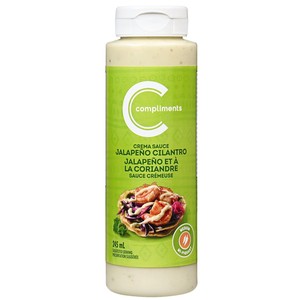 Compliments Crema Sauce Jalapeno Cilantro 245 ml - Voilà Online ...
