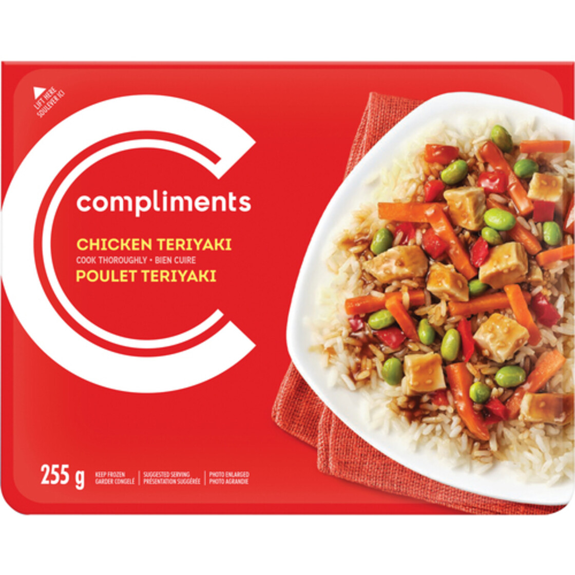 Compliments Frozen Teriyaki Chicken 255 g - Voilà Online Groceries & Offers