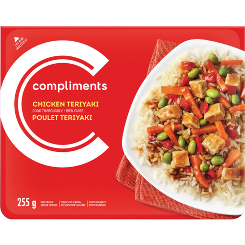 Compliments Frozen Teriyaki Chicken 255 g - Voilà Online Groceries & Offers