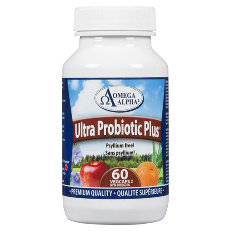Omega Alpha Ultra Probiotic Plus Vegcaps 60 Count - Voilà Online ...
