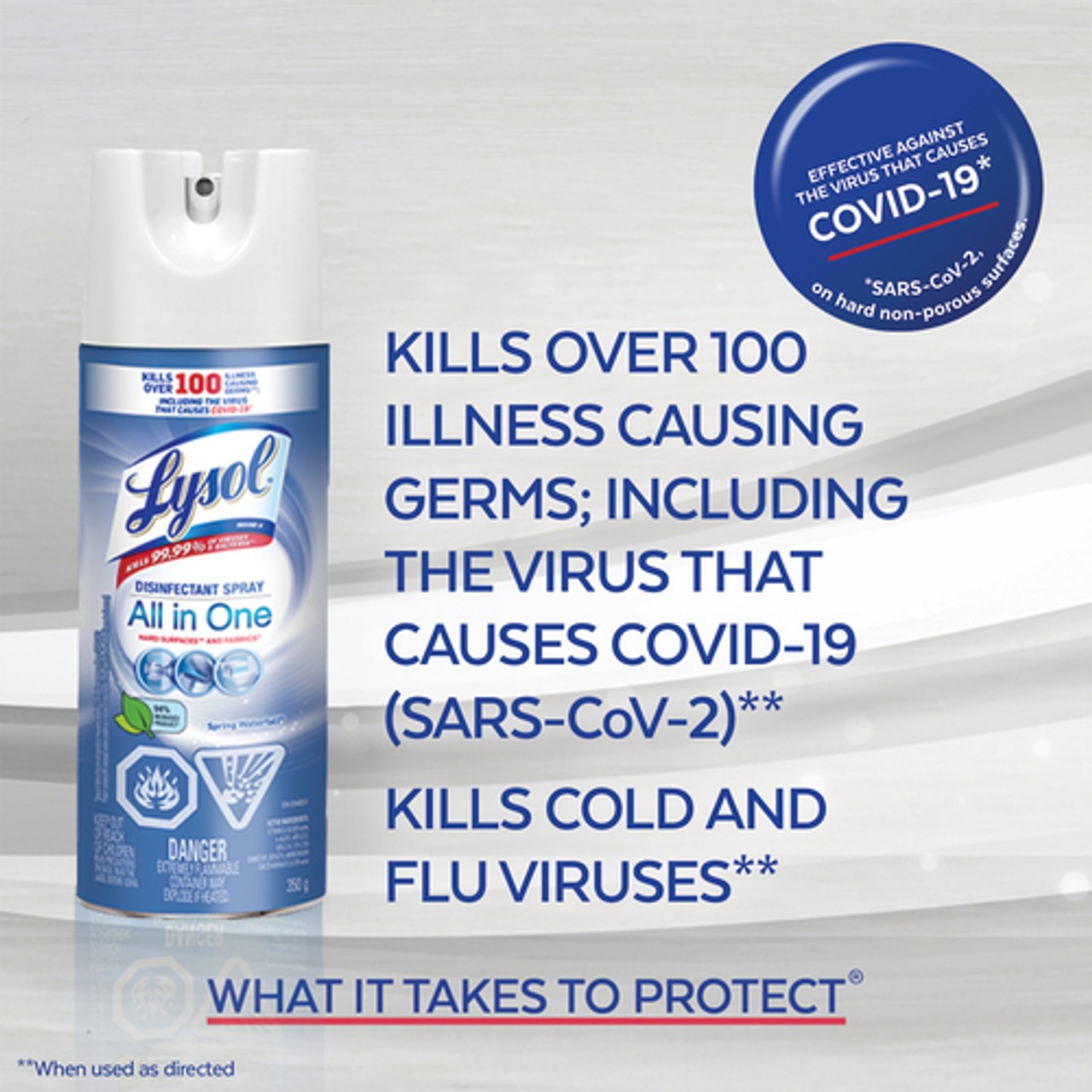 Lysol Disinfectant Spray Spring Waterfall 350 g - Voilà Online ...