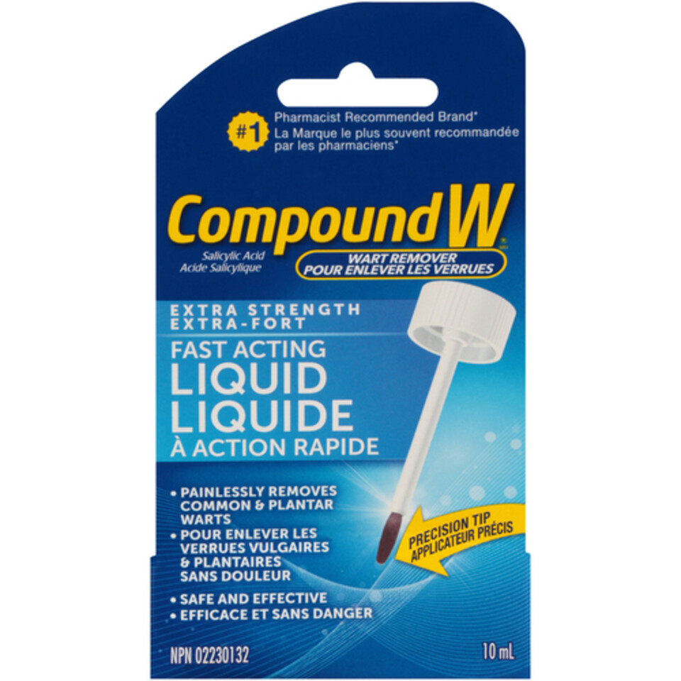 Compound W Salicylic Acid Liquid Wart Removal 10 ml - Voilà Online ...