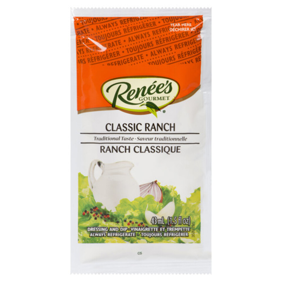 Renée’s Dressing And Dip Classic Ranch 43 ml - Voilà Online Groceries ...