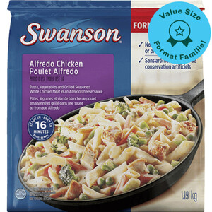 Swanson Frozen Skillet Meal Alfredo Chicken Family Size 1.19 kg - Voilà ...