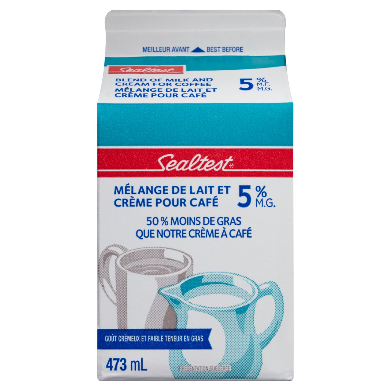 Sealtest 5% Cream Half & Half 473 ml - Voilà Online Groceries & Offers