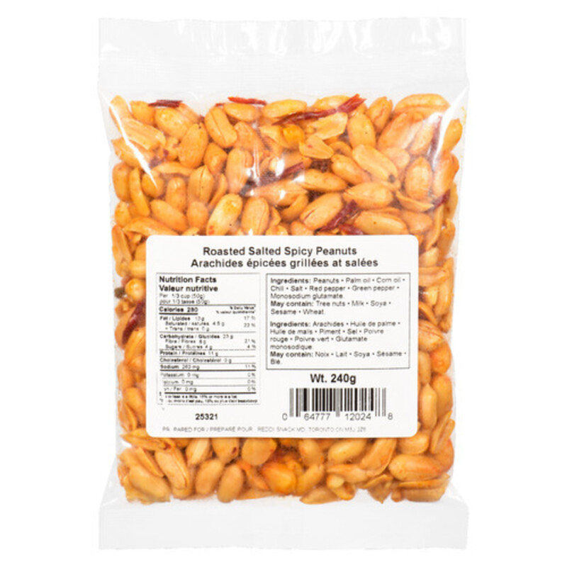 Reddi Snack Spicy Peanuts 240 g - Voilà Online Groceries & Offers