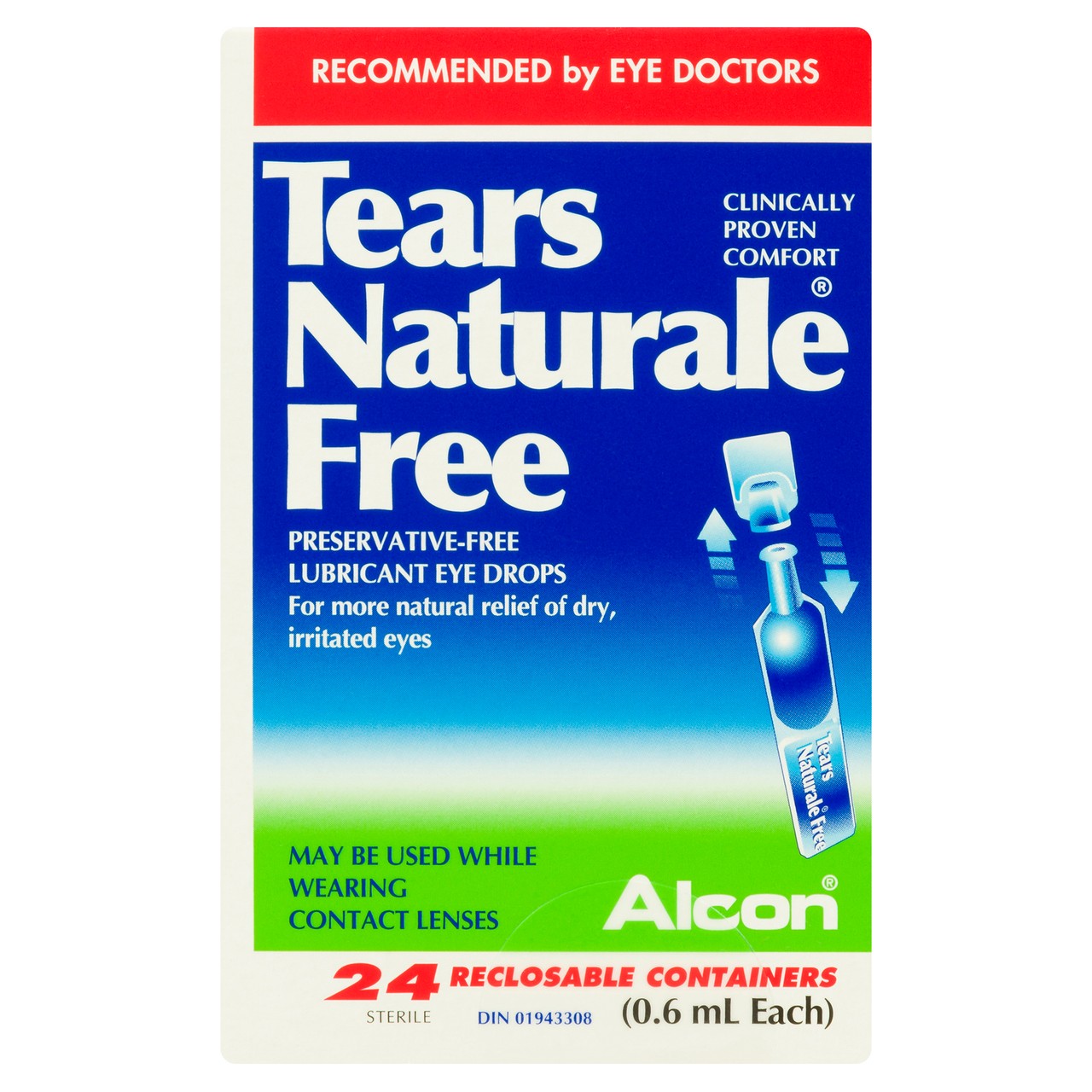 Alcon Tears Naturale Eye Drops Free 24 Use 24 x 0.6 ml - Voilà Online ...