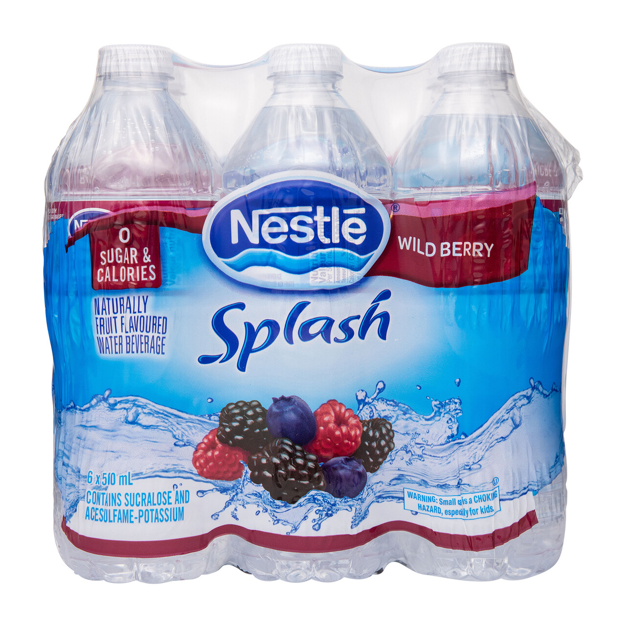 Nestlé Splash Water Wild Berry 6 x 500 ml (bottles) - Voilà Online ...