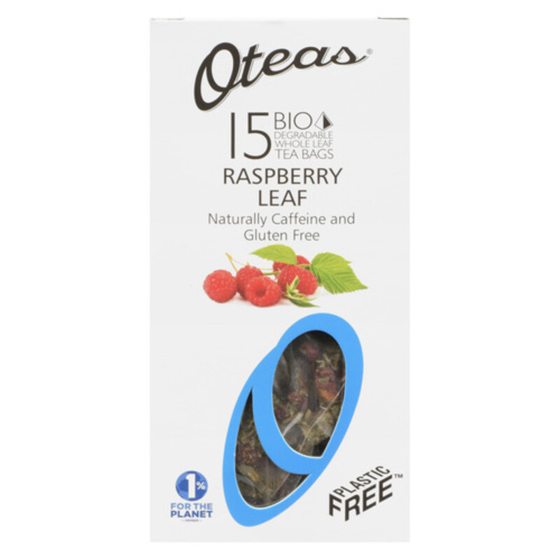 Oteas Tea Raspberry Leaf 15 Tea Bags - Voilà Online Groceries & Offers
