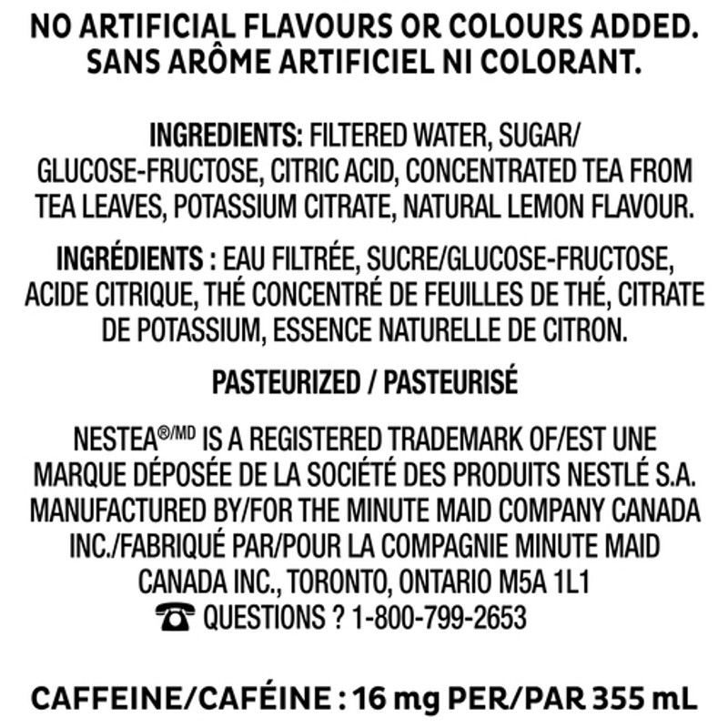 Nestea Real Ice Tea Lemon 1.89 L (bottle) - Voilà Online Groceries & Offers
