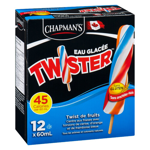 Chapman's Twister Ice Pops Fruit Twister 12 x 60 ml - Voilà Online ...