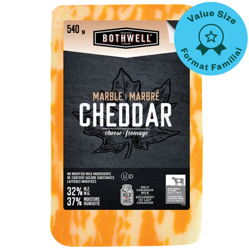 Bothwell Cheddar Cheese Marble Value Size 540 g - Voilà Online ...