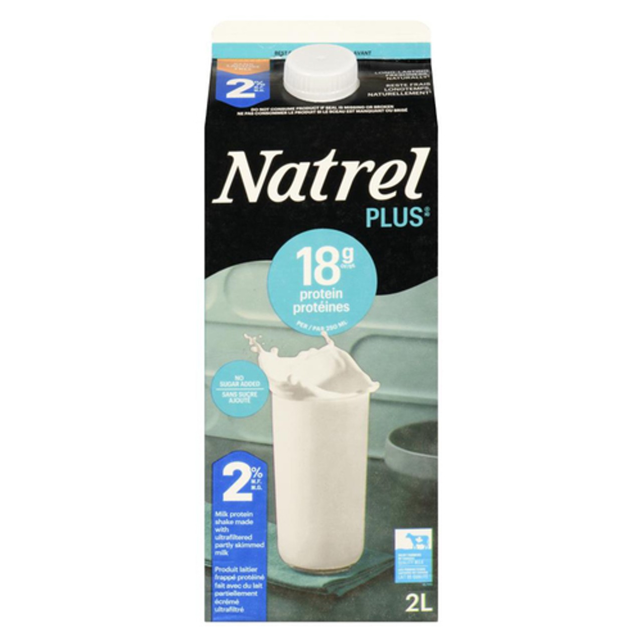 Natrel Plus Lactose-Free 2% Protein Milk 2 L - Voilà Online Groceries ...