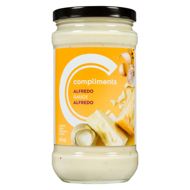 Compliments Sauce Alfredo 410 ml - Voilà Online Groceries & Offers